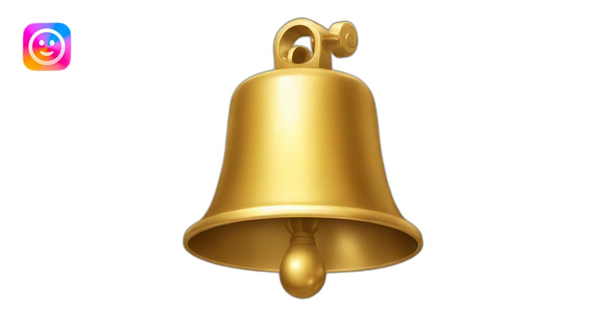 bell golden emoji | AI Emoji Generator