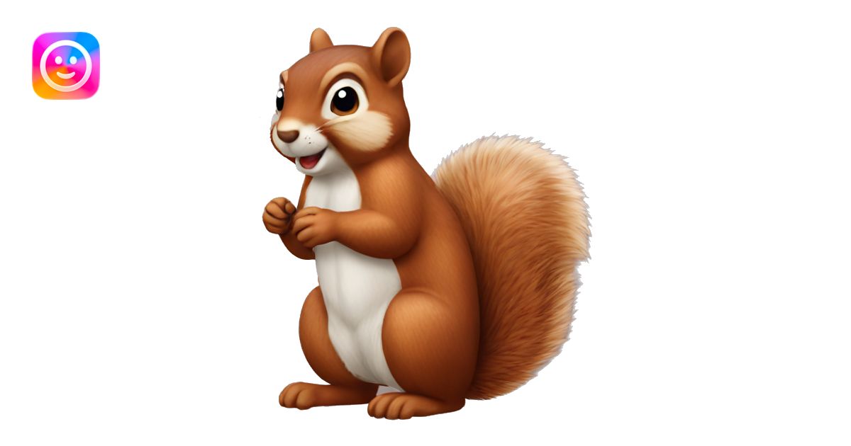 Squirrel emoji | AI Emoji Generator