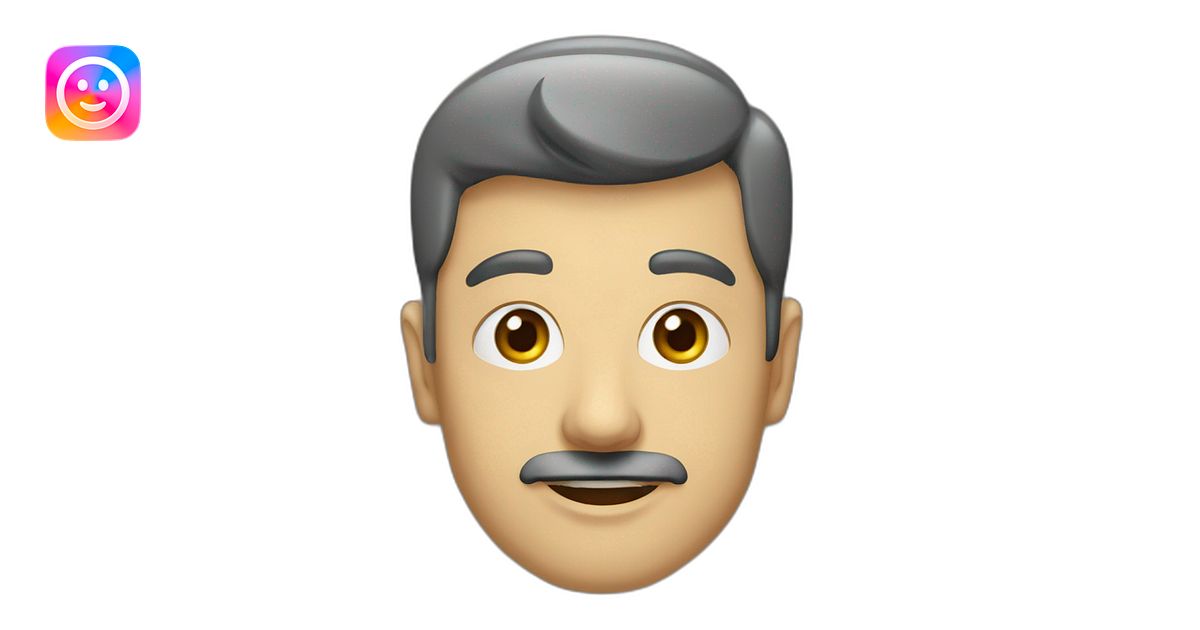 gözlüklü mavi şirin emoji | AI Emoji Generator