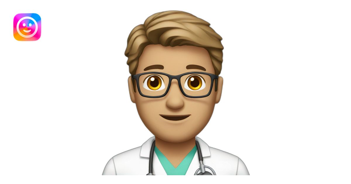 Surgical technician male emoji | AI Emoji Generator
