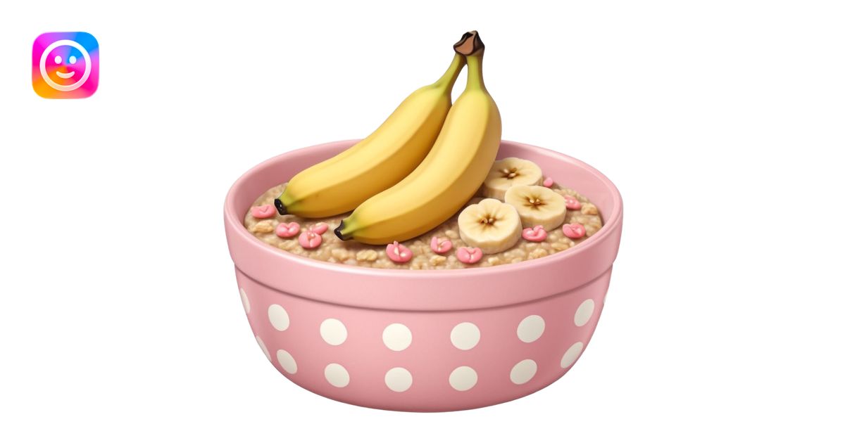 baked oats in a bowl like oat meal with a couple banana slices on top ...