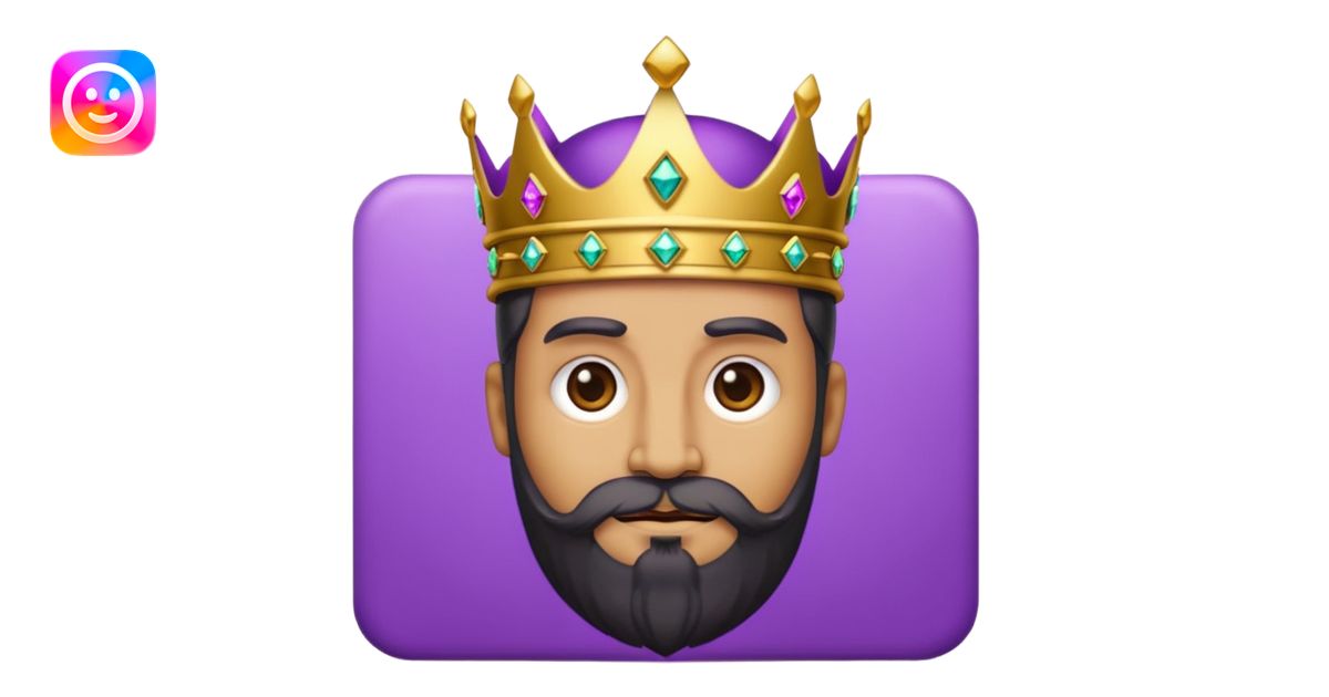 Create a cartoon-style emoji of Baltasar, one of the Three Wise Men ...
