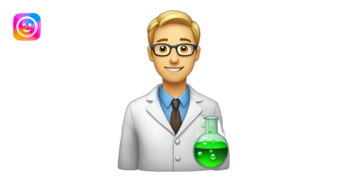Chemistry online lesson emoji | AI Emoji Generator