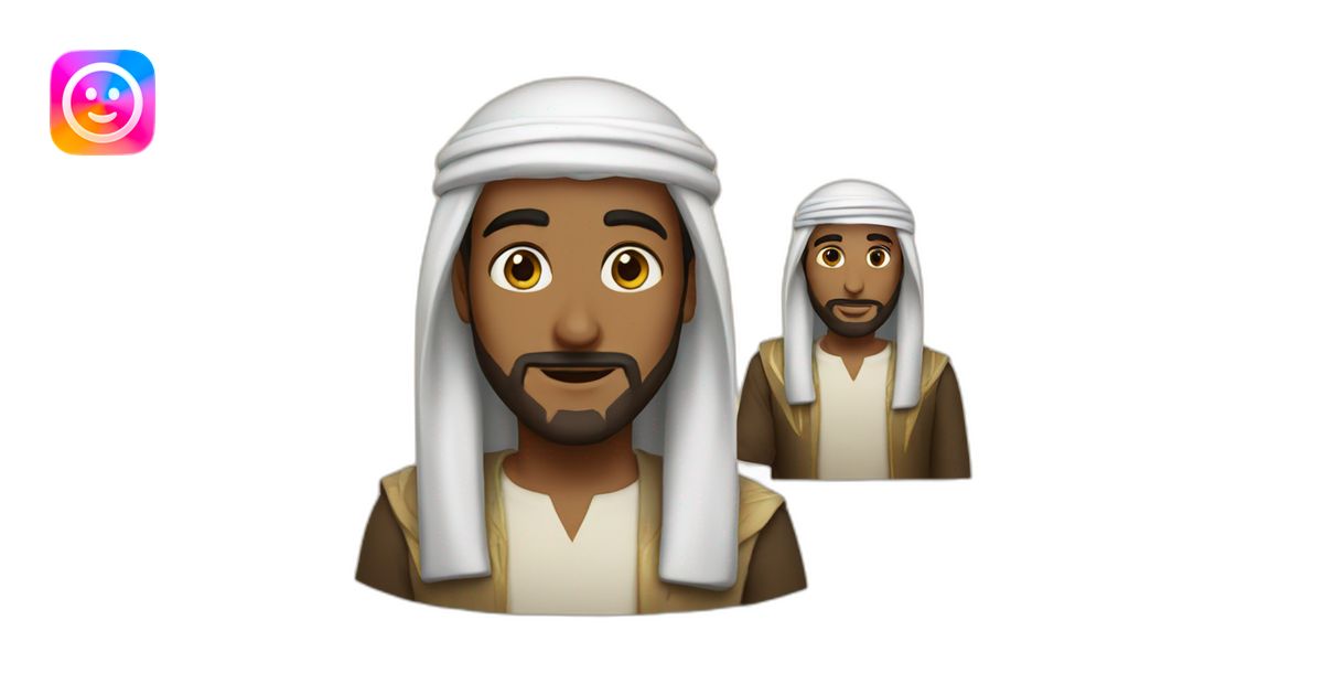 arab with a grenada emoji | AI Emoji Generator