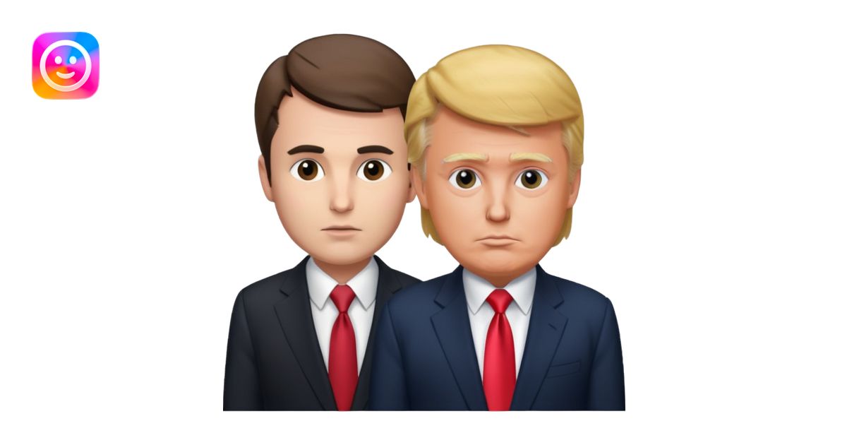 Charlie Kirk and Trump emoji | AI Emoji Generator