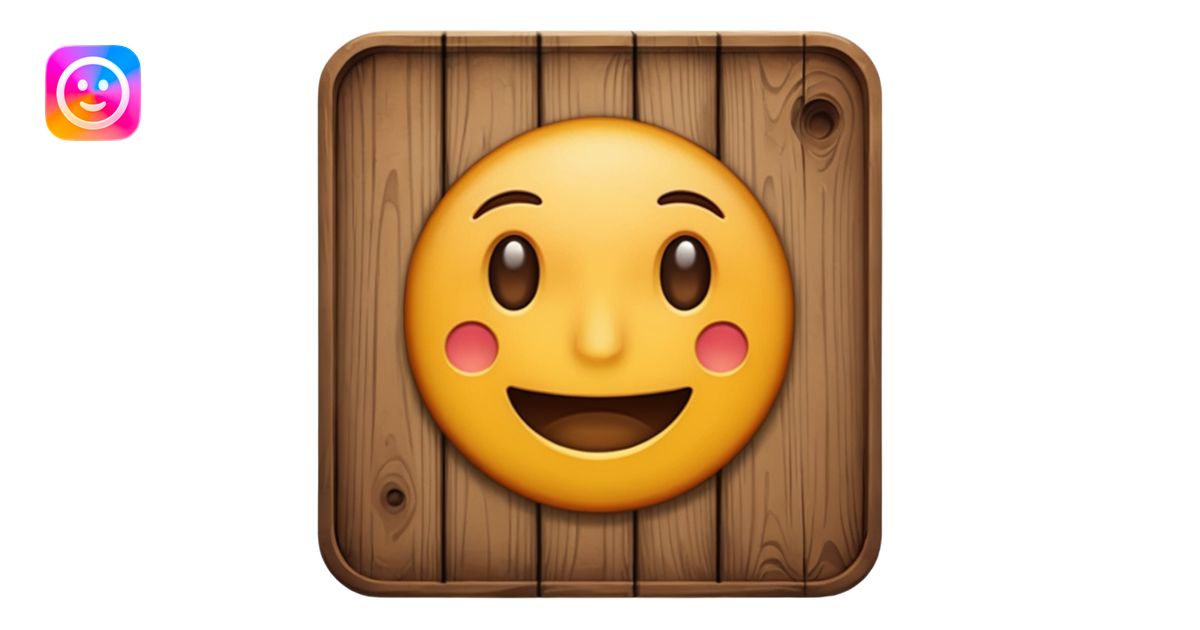Wooden board emoji | AI Emoji Generator