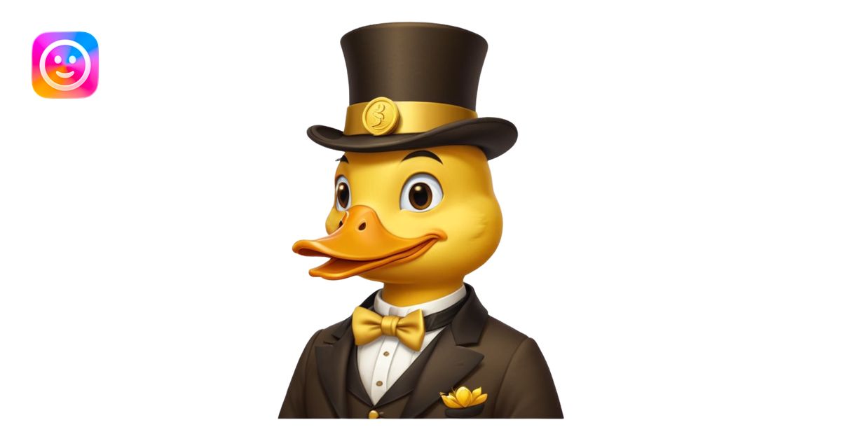 pato millonario emoji | AI Emoji Generator