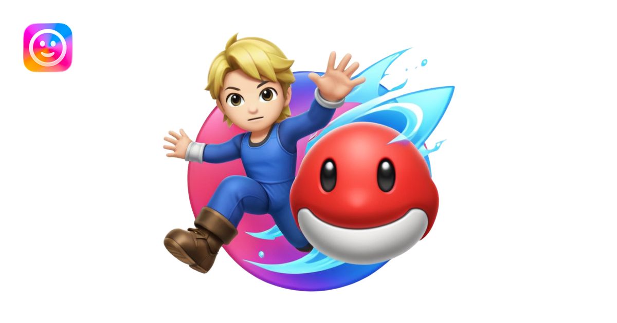 give me the logo of super smash bros ultimate emoji | AI Emoji Generator