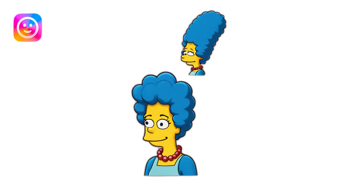 Marge simpson emoji | AI Emoji Generator