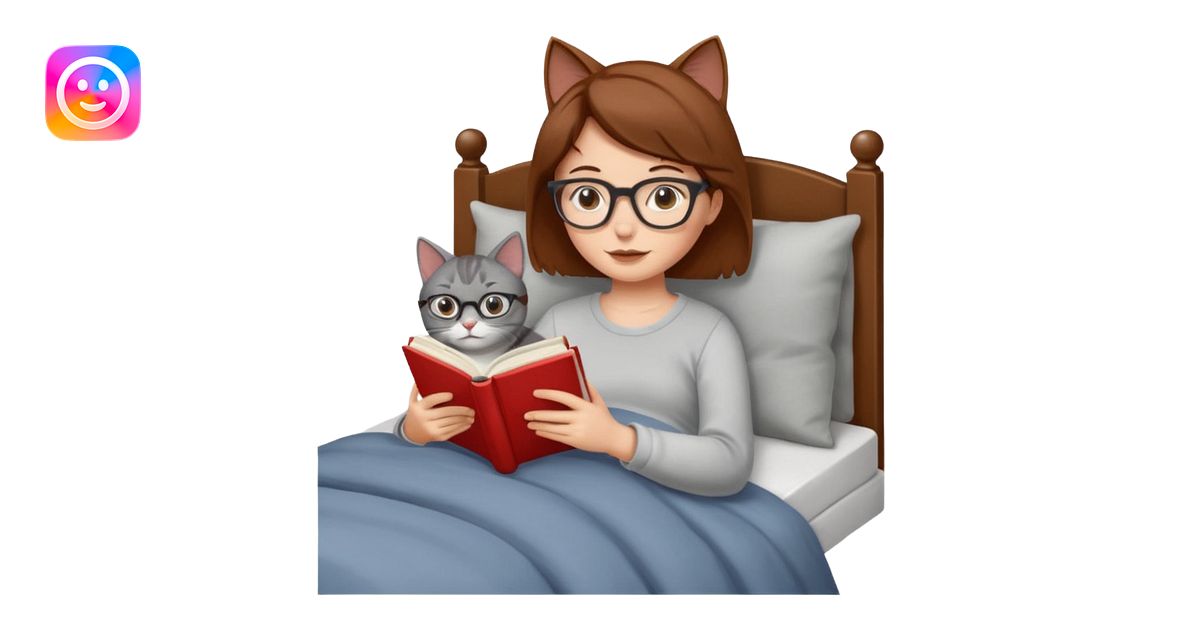 A girl is lying in bed. She has short chestnut hair styled neatly, is ...