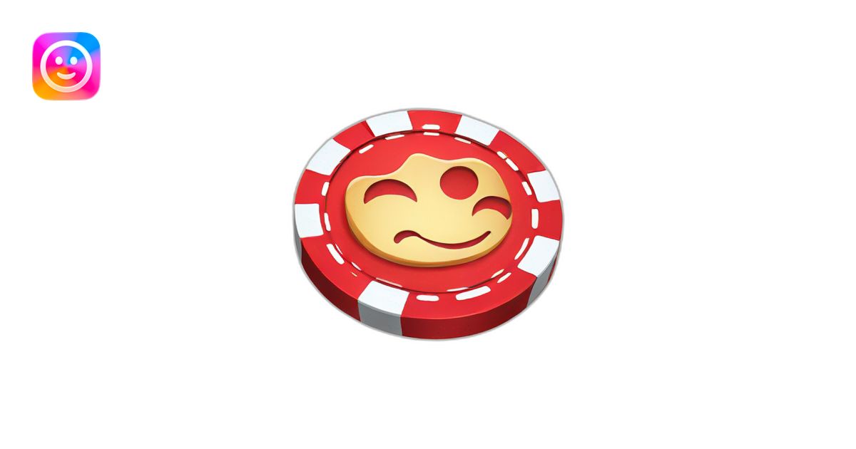 poker chip emoji | AI Emoji Generator