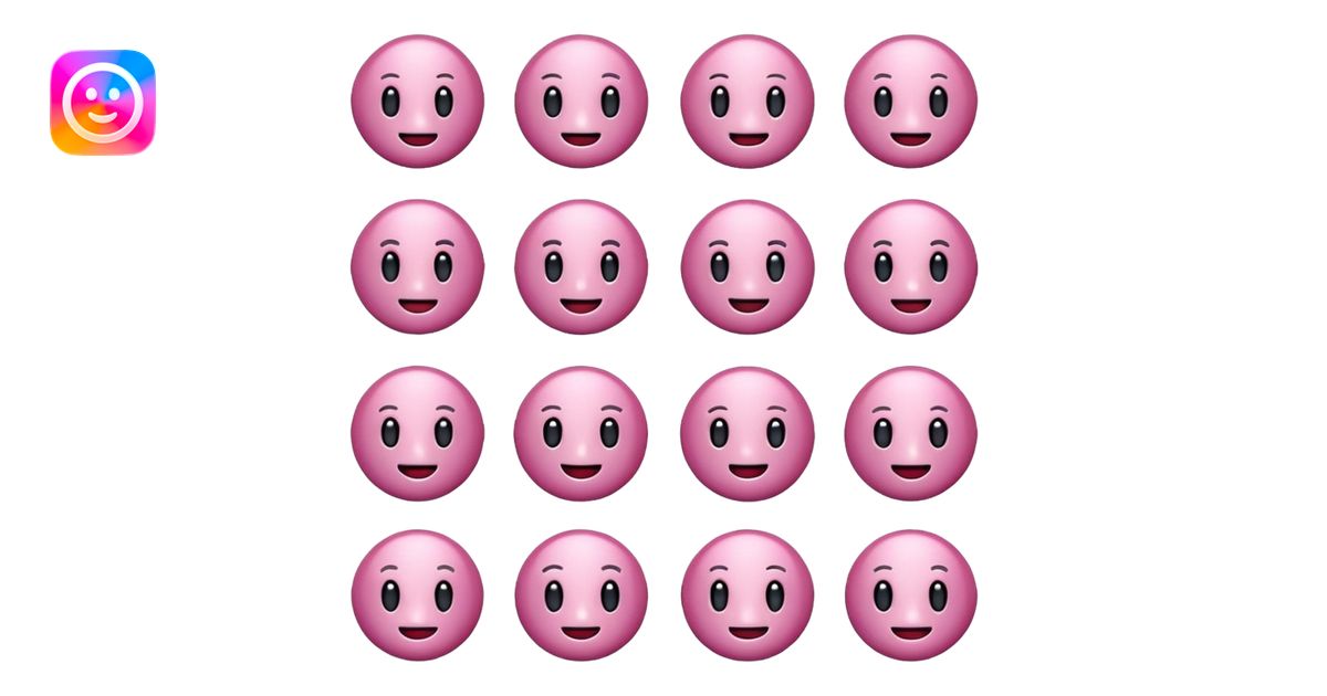 Mini emojis of pink stanley emoji | AI Emoji Generator