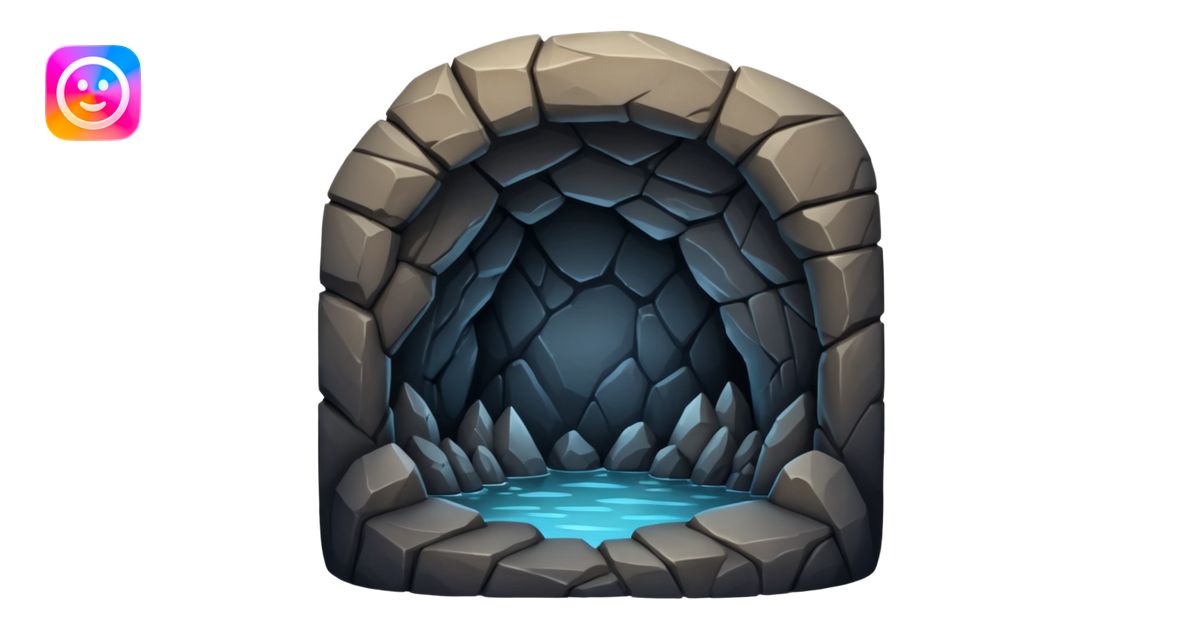 a cave emoji | AI Emoji Generator