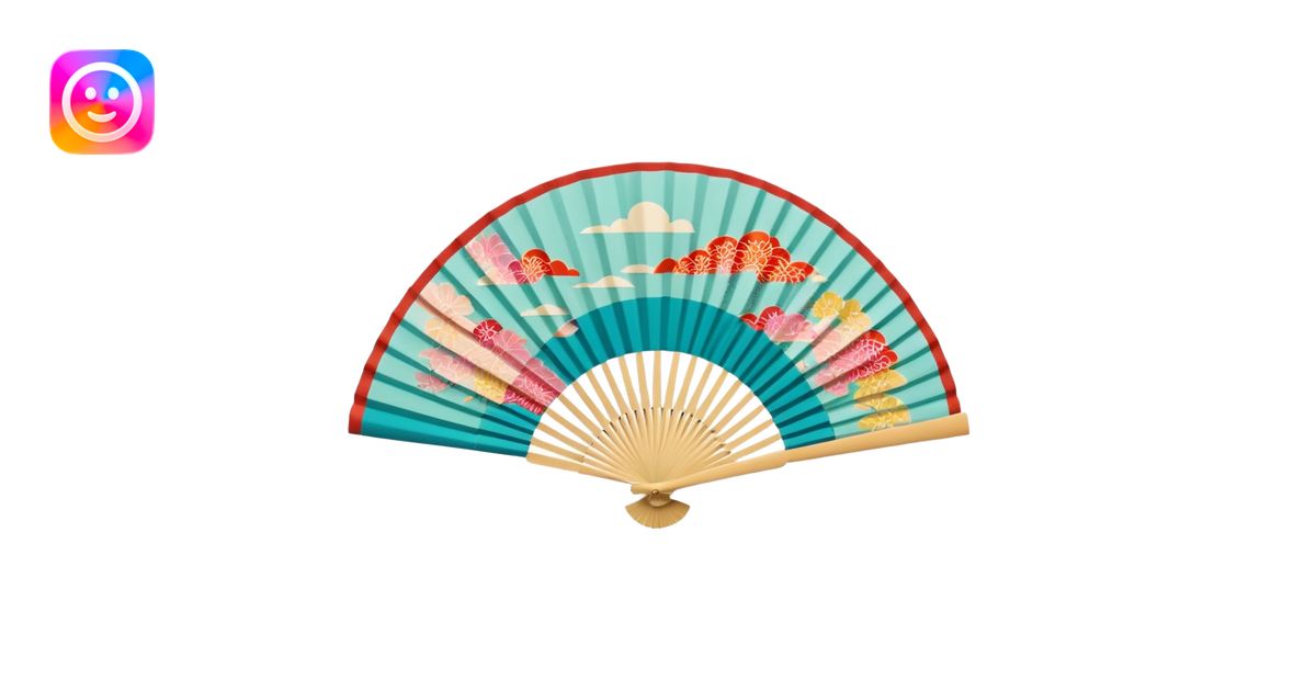 Japanese Fan emoji | AI Emoji Generator