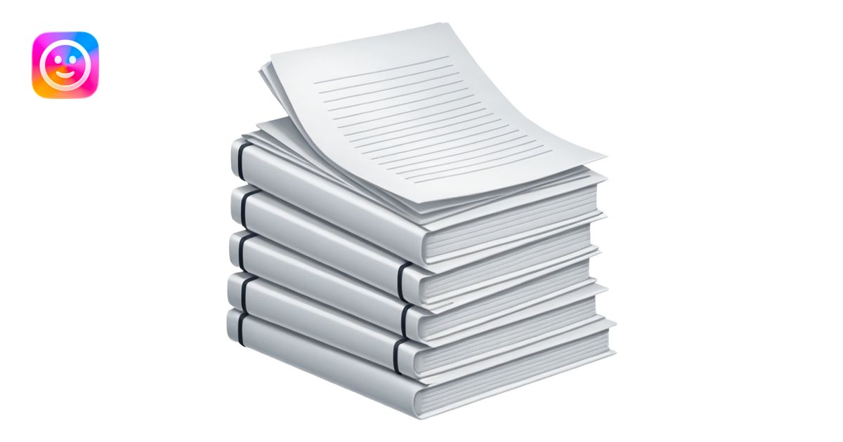 documents emoji | AI Emoji Generator