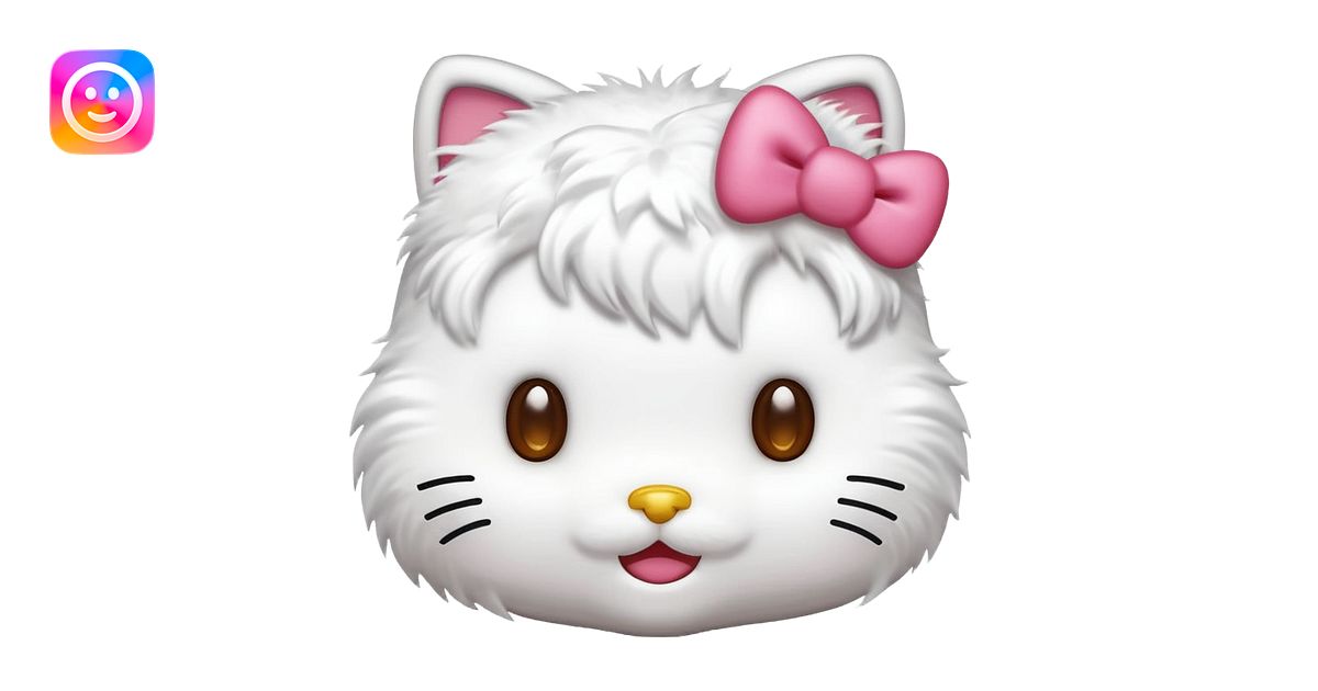 Hello Kitty emoji emoji | AI Emoji Generator