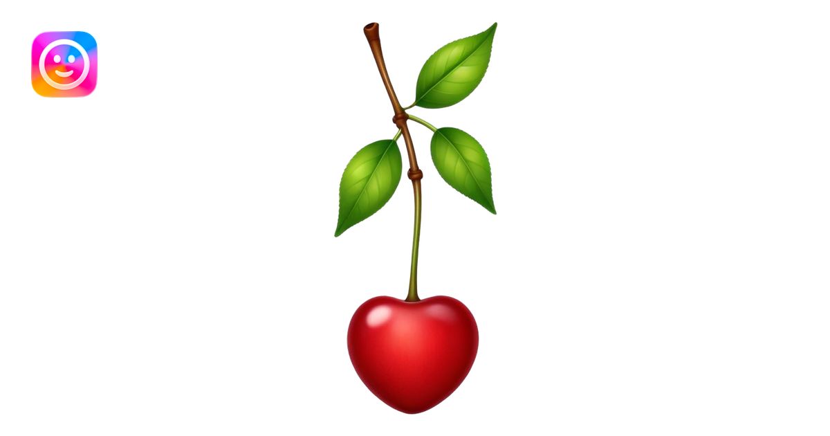 cherry emoji | AI Emoji Generator