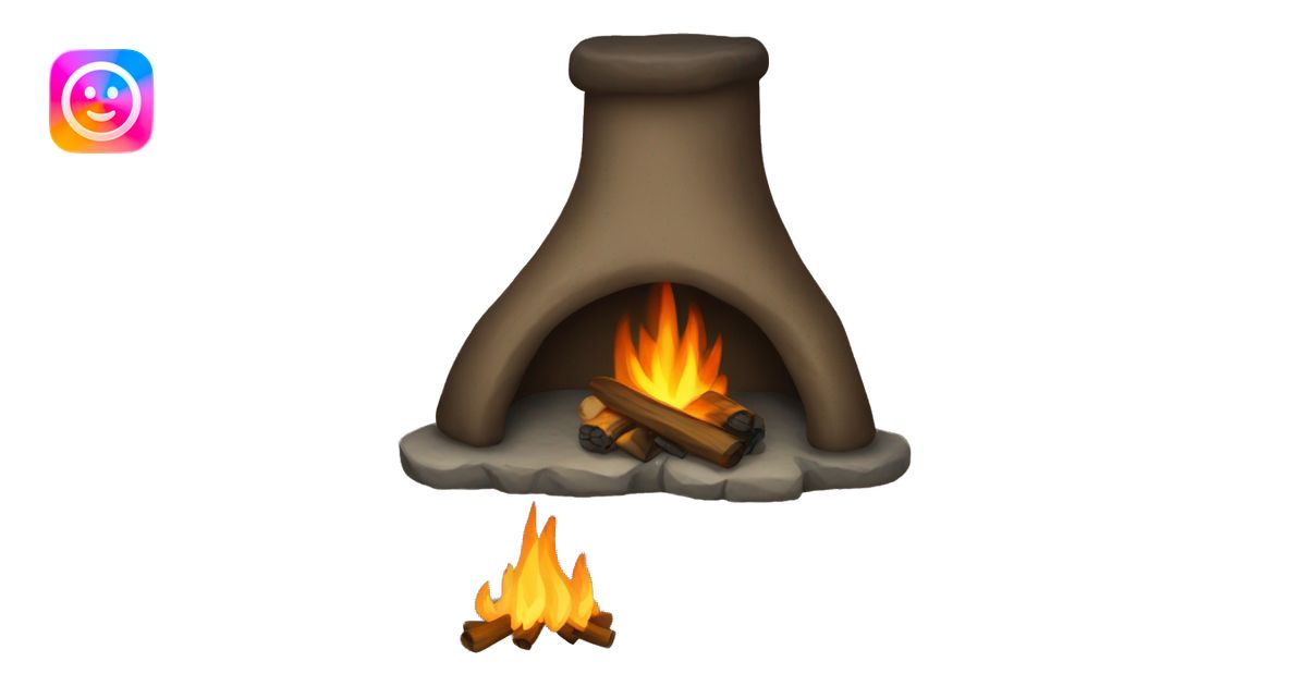 camp fireplace emoji | AI Emoji Generator