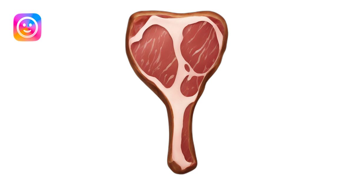 t-bone steak emoji | AI Emoji Generator