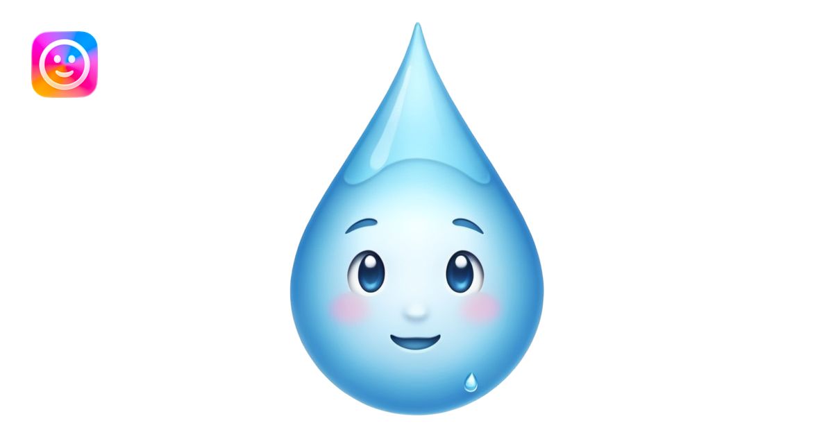 a drop emoji | AI Emoji Generator
