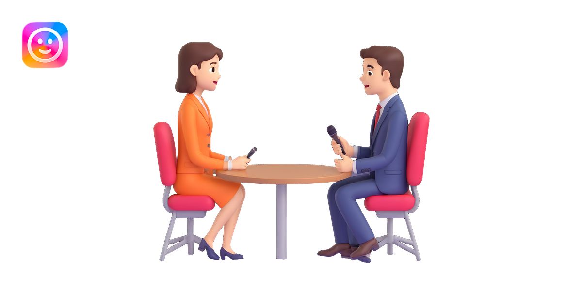 interview emoji | AI Emoji Generator