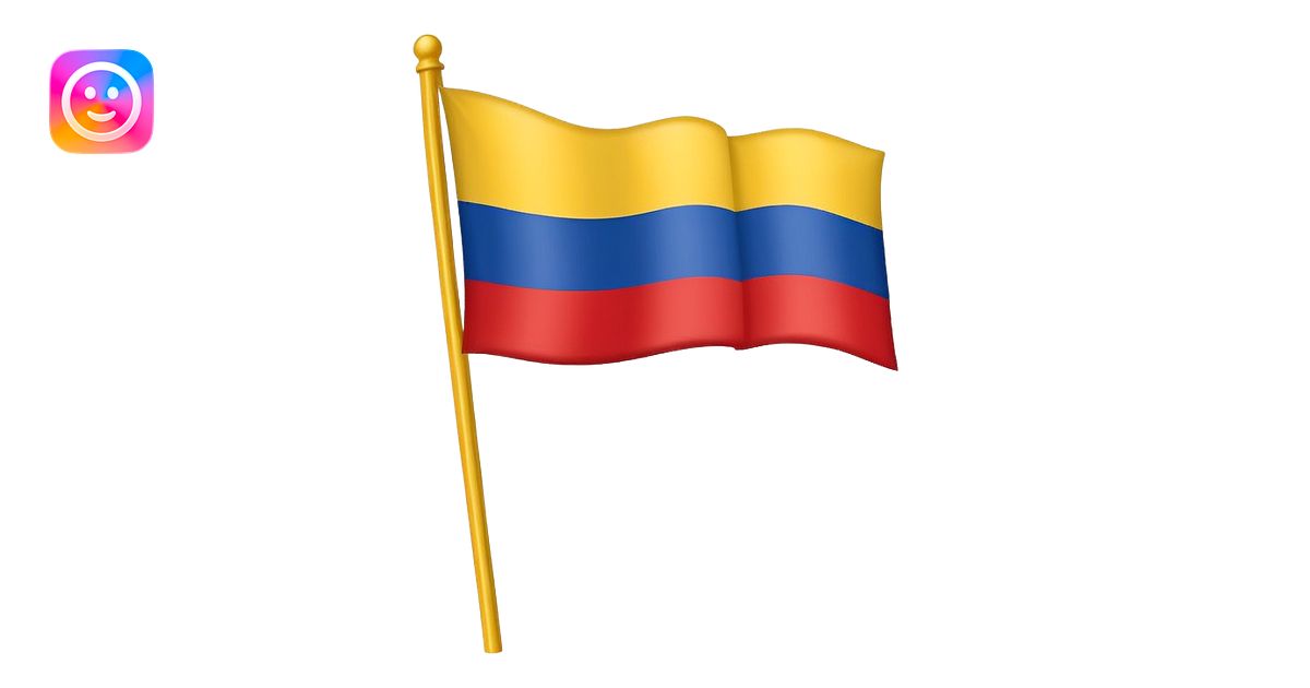 dame el emoji de la bandera de colombia emoji | AI Emoji Generator