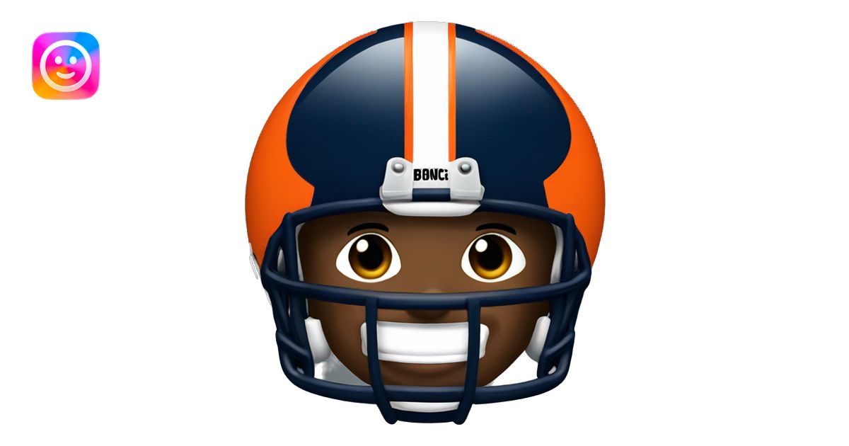 NFL football player, Denver broncos, tackle emoji | AI Emoji Generator