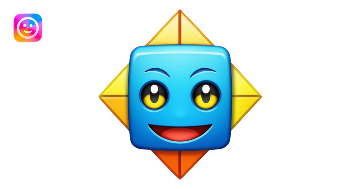 Geometry Dash emoji | AI Emoji Generator