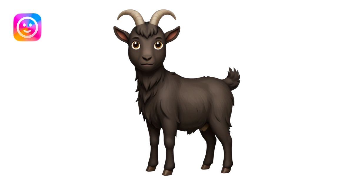 black goat emoji | AI Emoji Generator