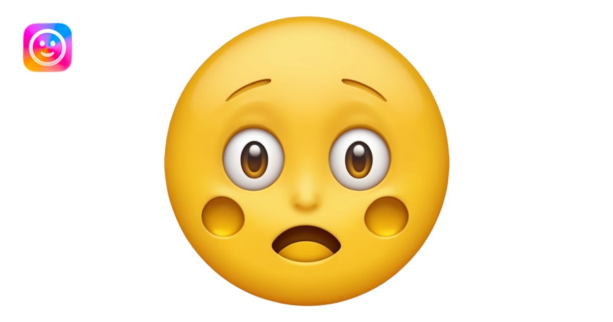 overstimulated yellow standard emoji overwhelmed emoji | AI Emoji Generator