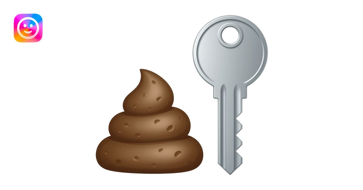 cow dung + key emoji | AI Emoji Generator
