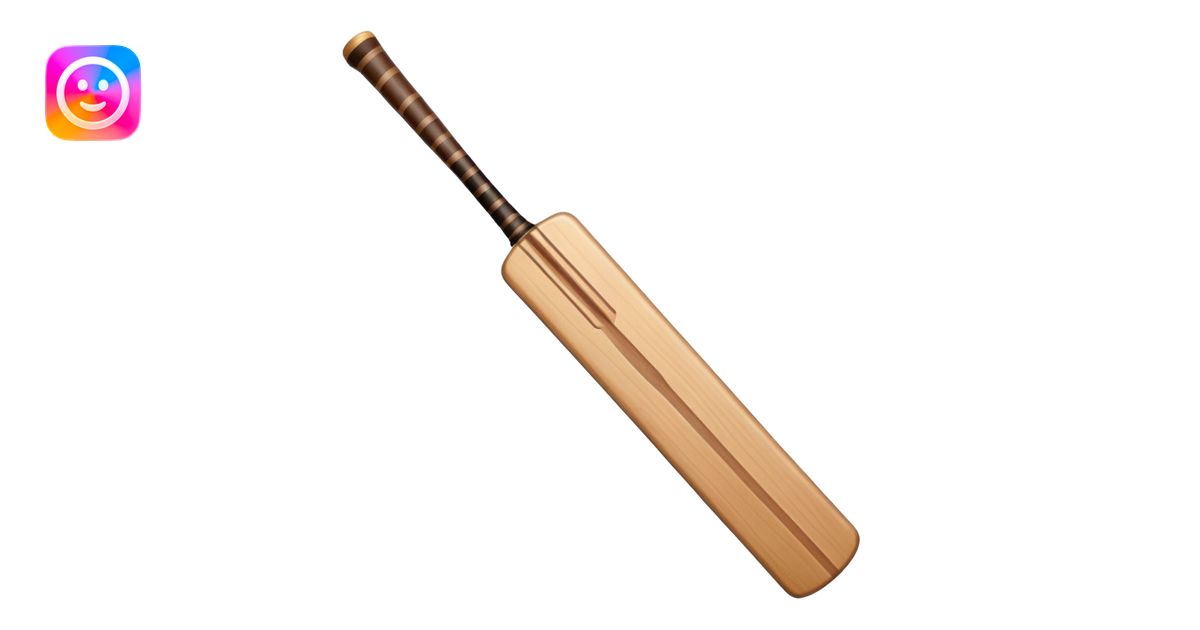 cricket bat emoji in text emoji | AI Emoji Generator