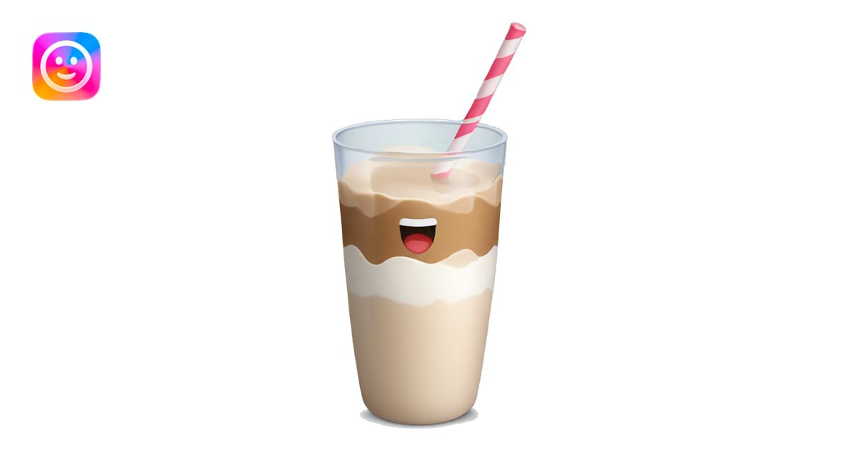 Protein shake emoji | AI Emoji Generator