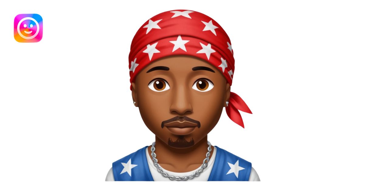 2Pac emoji | AI Emoji Generator