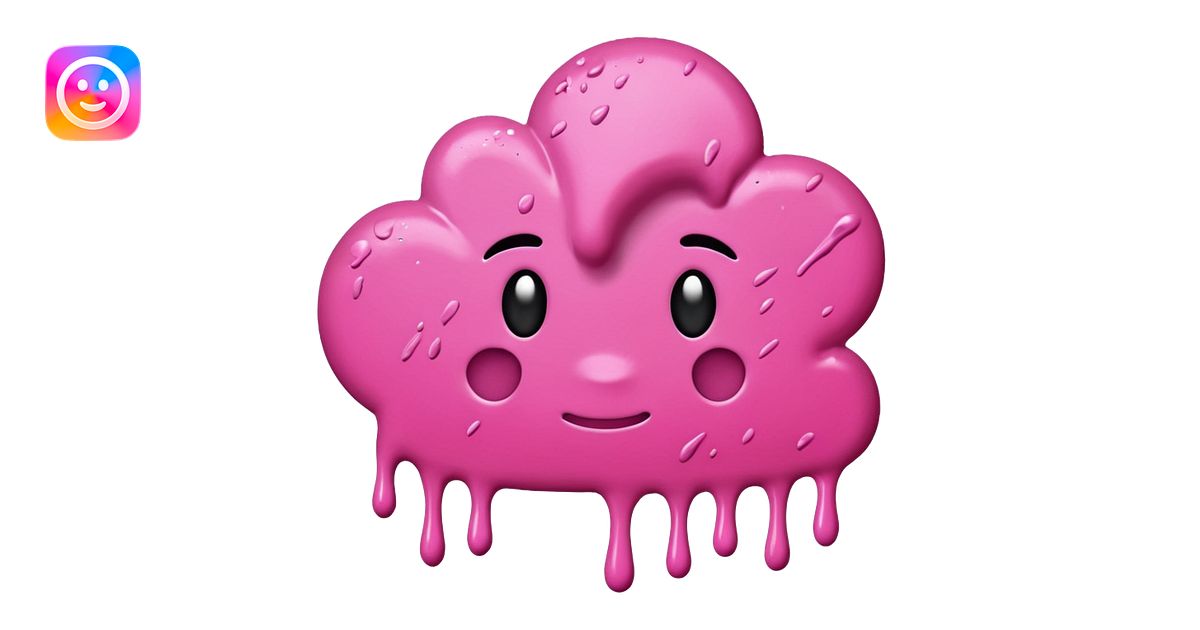 pink violent emoji | AI Emoji Generator