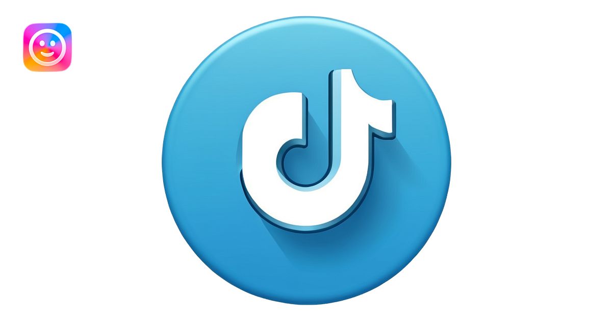 Create a tiktok verified account logo emoji | AI Emoji Generator