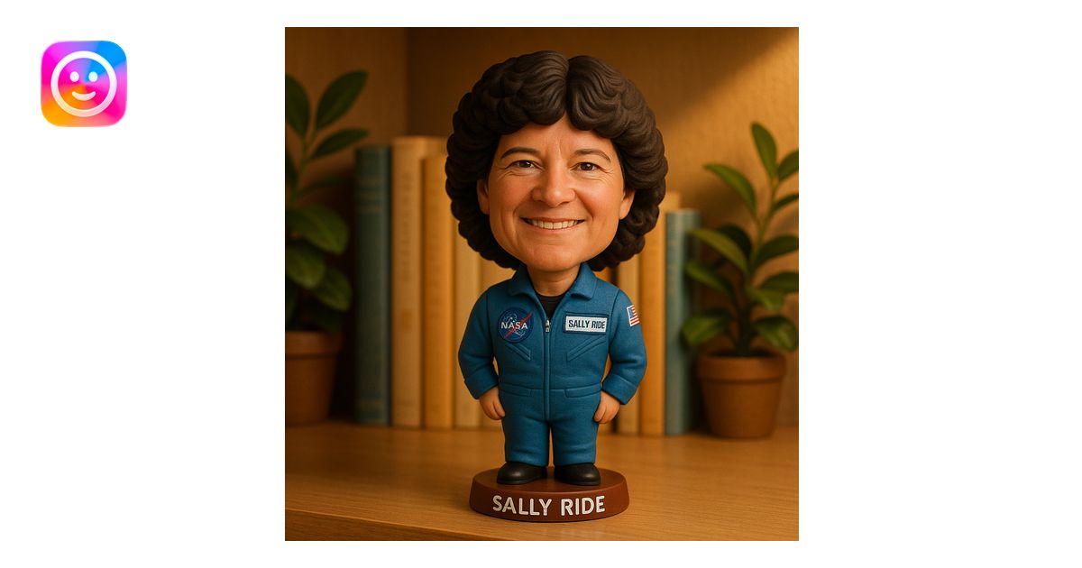 A woman's Sally Ride meme | AI Emoji Generator