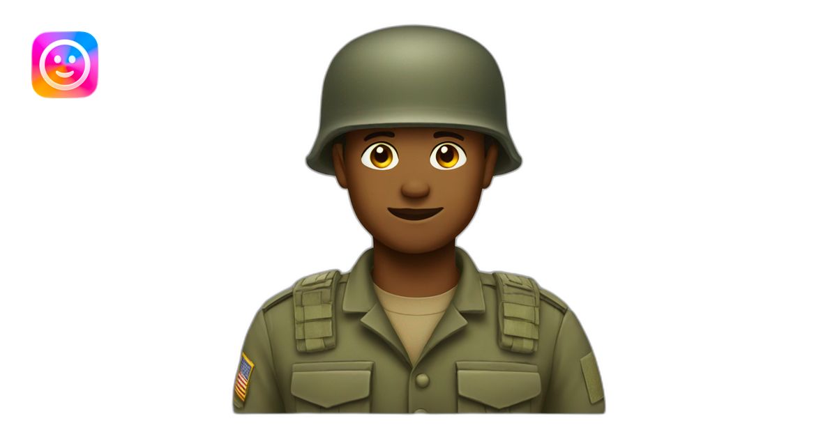 soldier rank emoji emoji | AI Emoji Generator