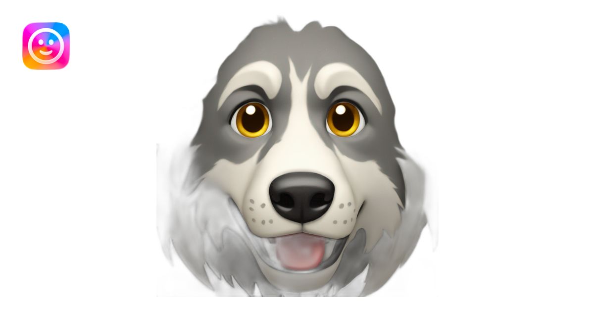 Lobo tierno emoji | AI Emoji Generator