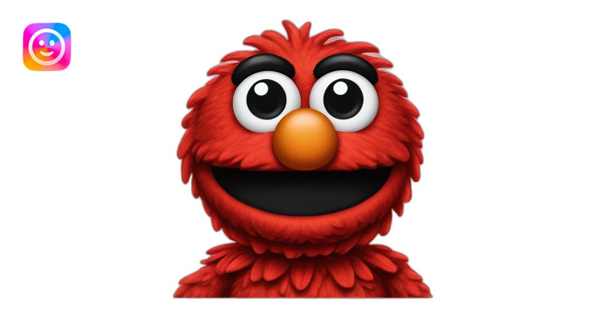 Elmo emoji | AI Emoji Generator