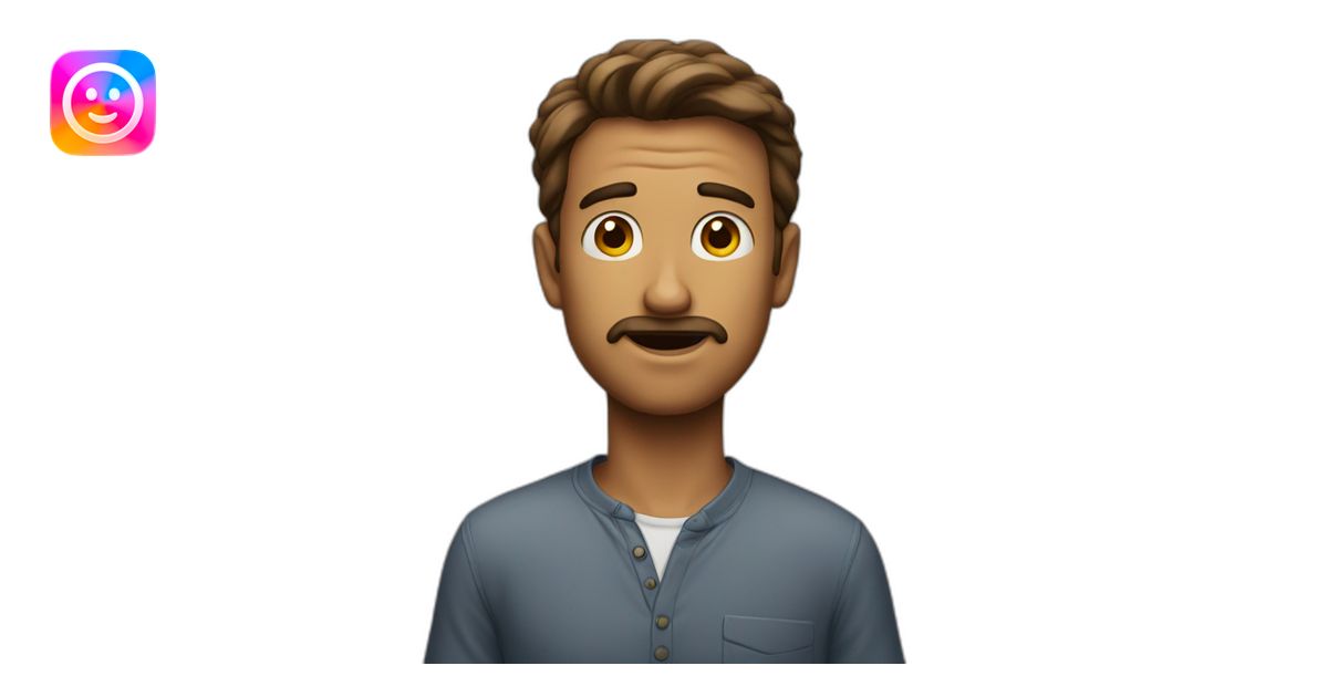 wondering man emoji | AI Emoji Generator