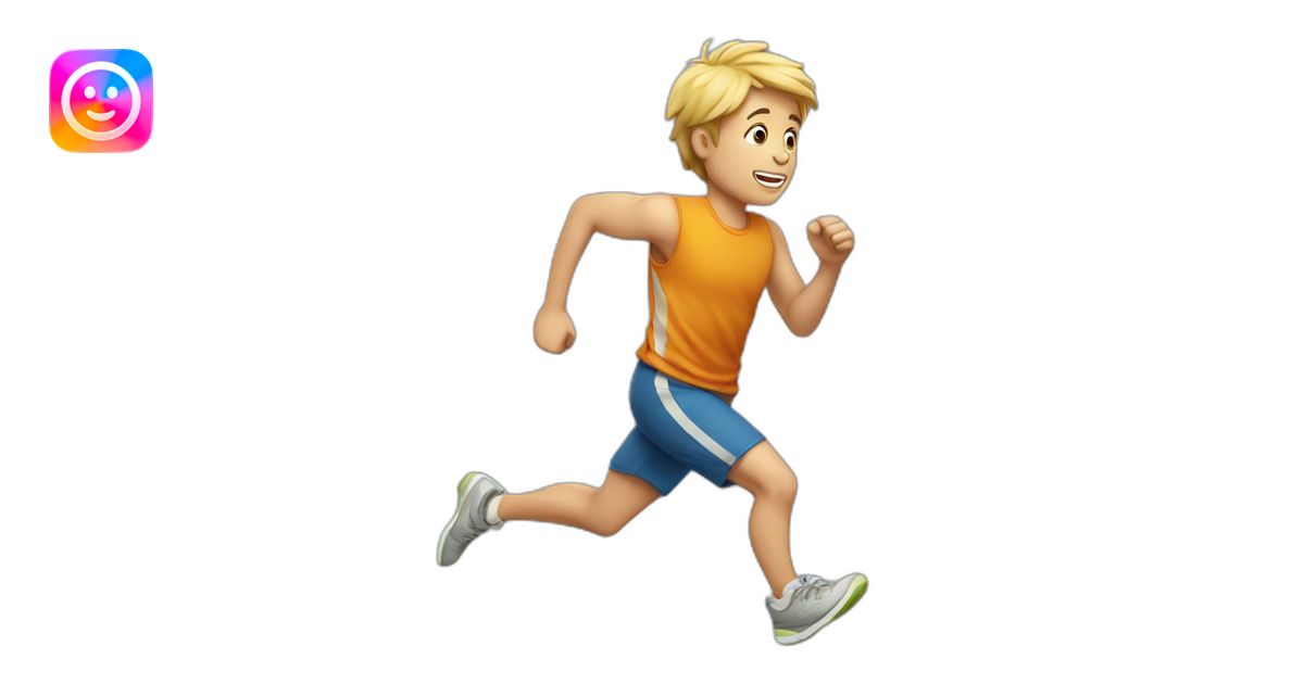 running boy emoji | AI Emoji Generator