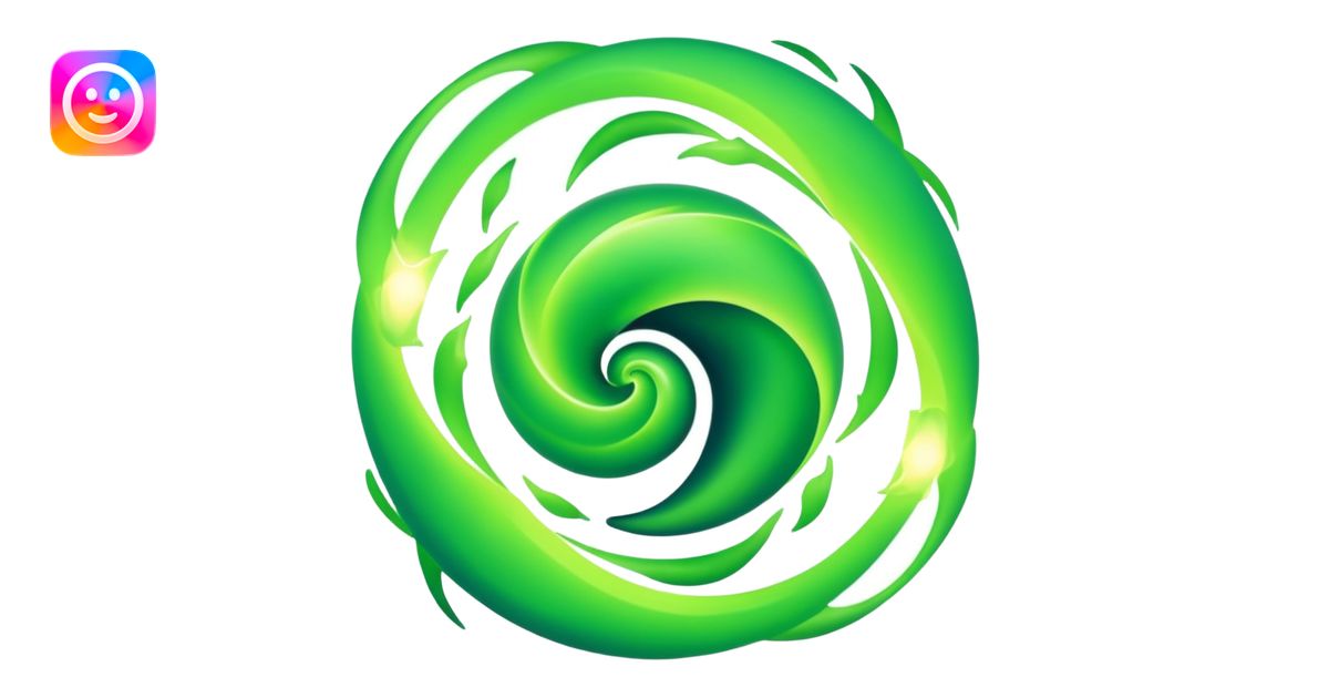 Green energy emoji | AI Emoji Generator