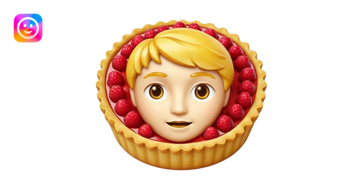 tart food in 3d memoji style emoji | AI Emoji Generator