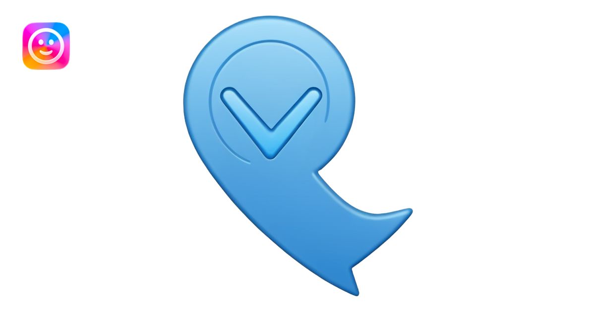 Mavi tik emoji | AI Emoji Generator