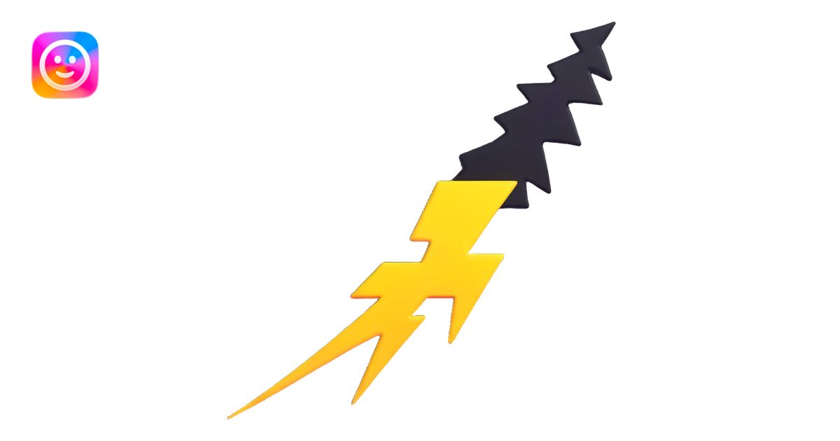 lightning bolt emoji | AI Emoji Generator