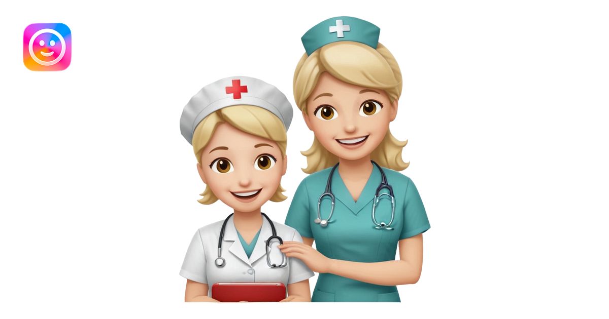 Nurse getting spanked by doctor emoji | AI Emoji Generator