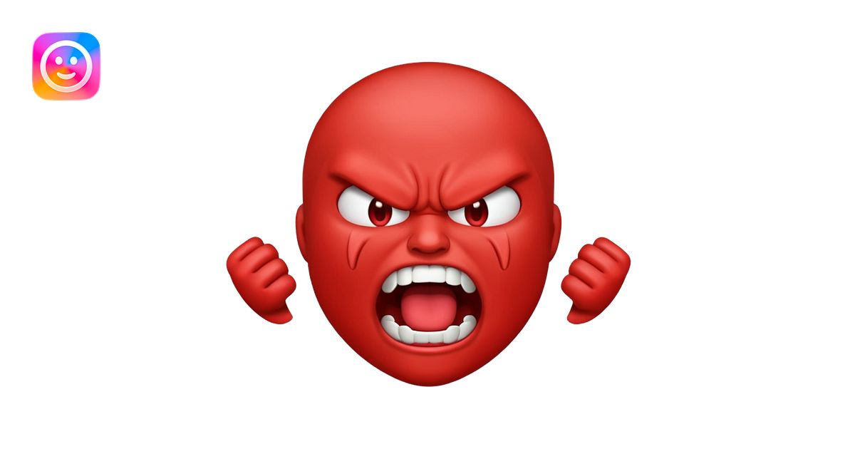 gum tsion emoji very not nice rude shouting ragebaiter emoji | AI Emoji ...