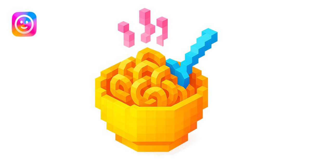 Maggi 3D illustration | AI Emoji Generator