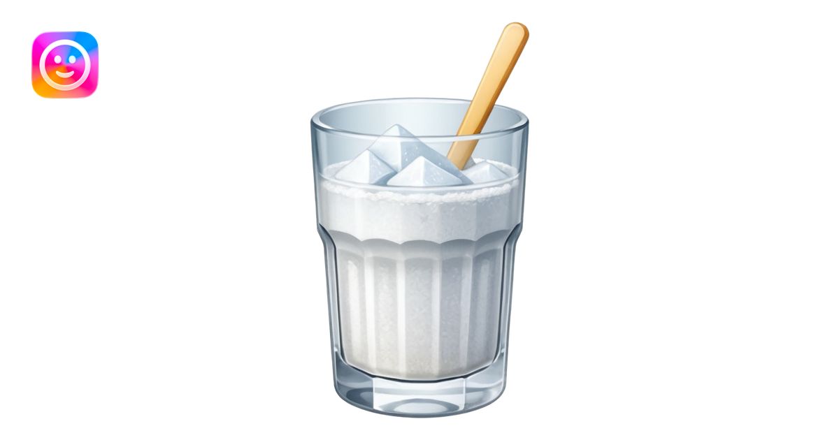 glass of salt emoji emoji | AI Emoji Generator